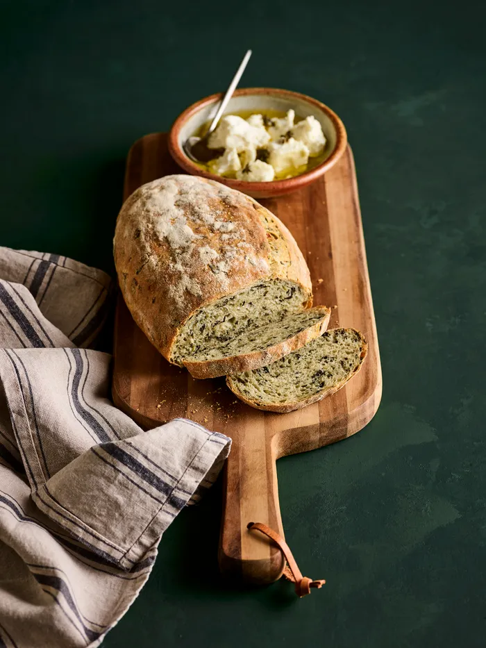 Silverbeet bread