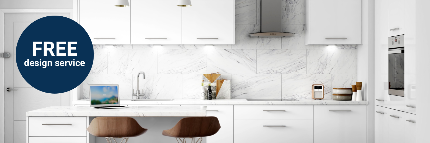 Orlando White Gloss Kitchen Units | Wickes Lifestyle Kitchens