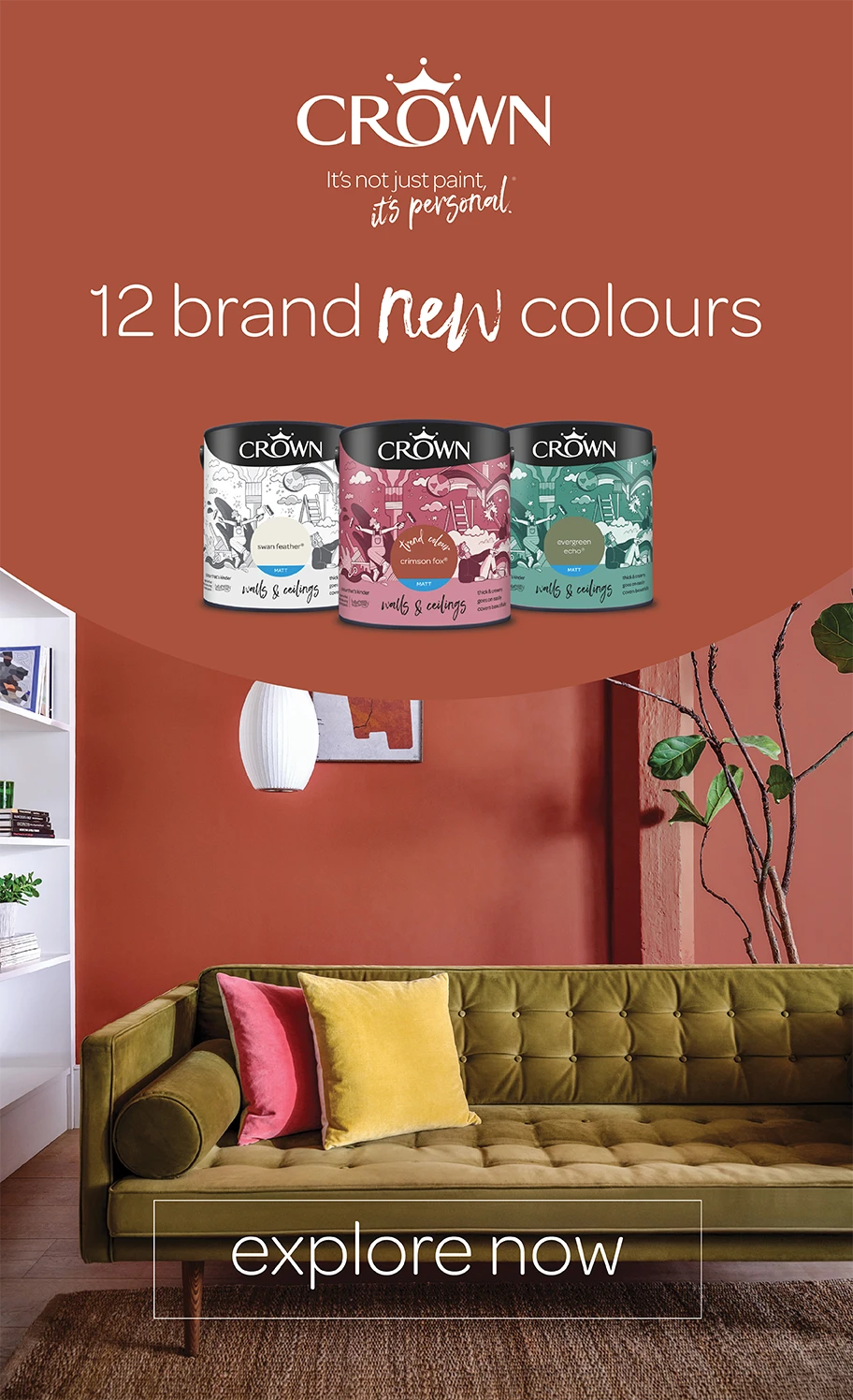 Crown Paint Colours For Living Room