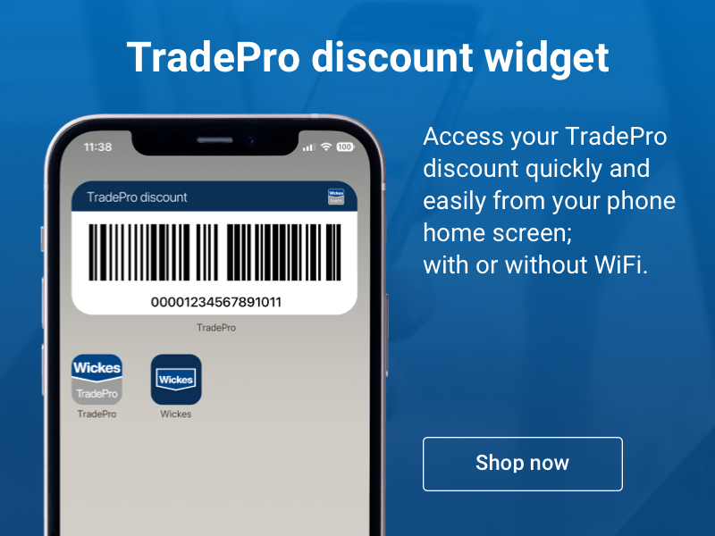 Improvements to TradePro | Wickes.co.uk