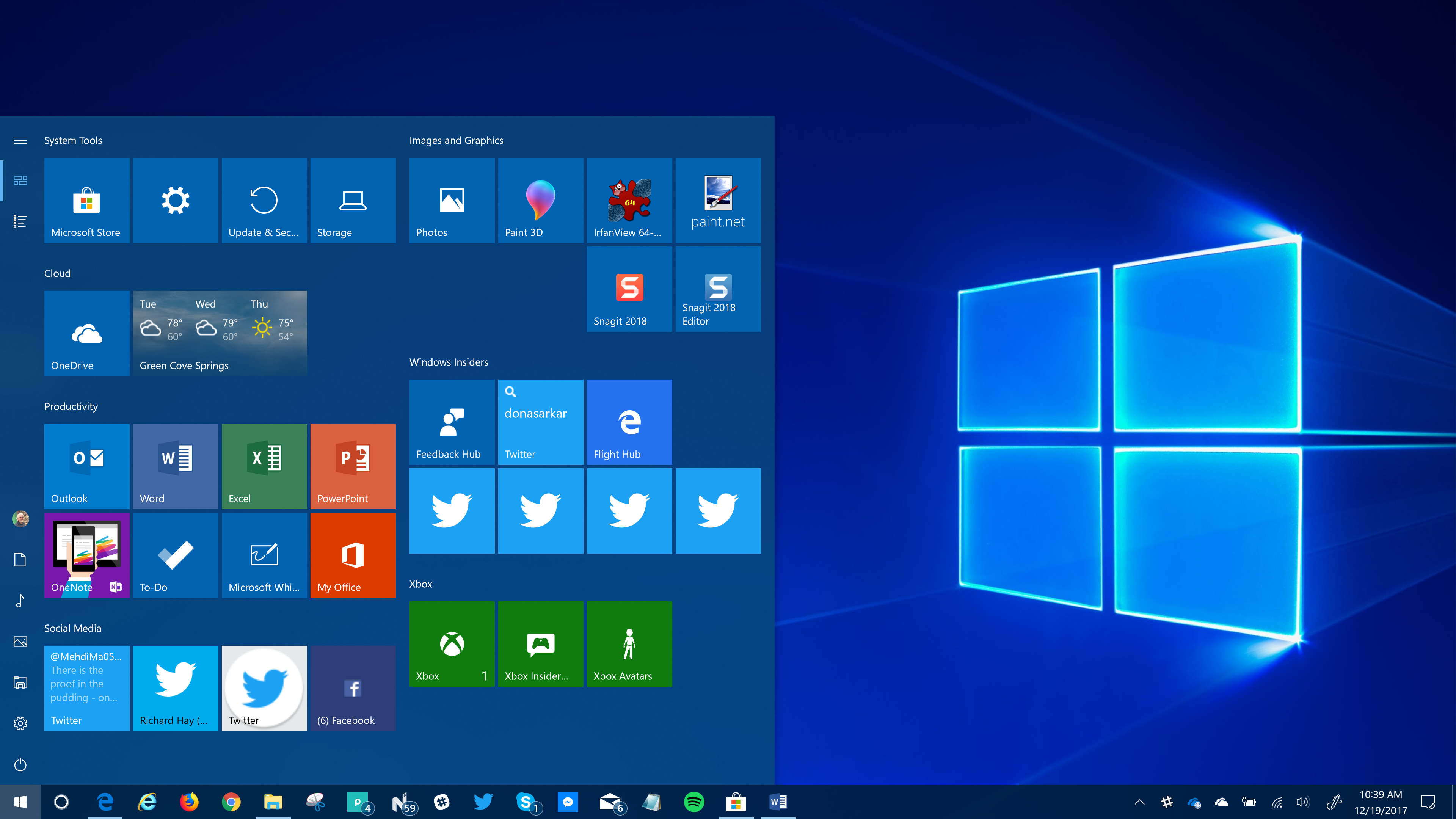 Quick ideas for the setup of Windows 10 on new devices