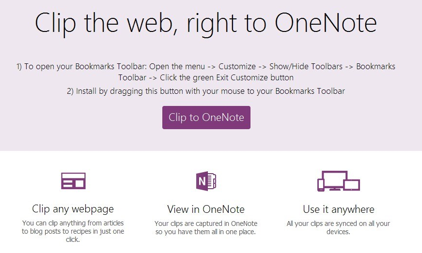 OneNote Clipper 2.0 released by Microsoft