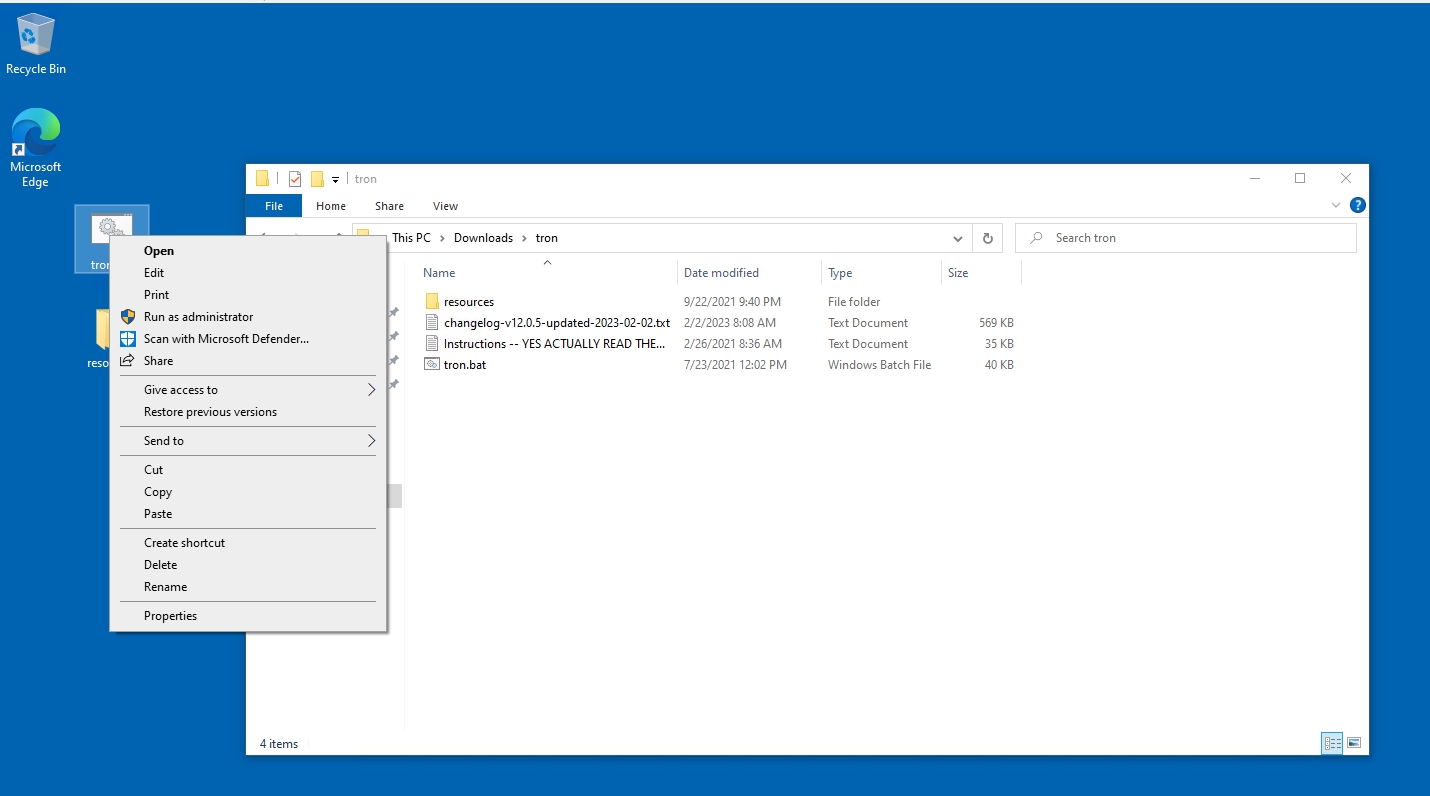 How To Run Tron Script to Remove Malware Infections