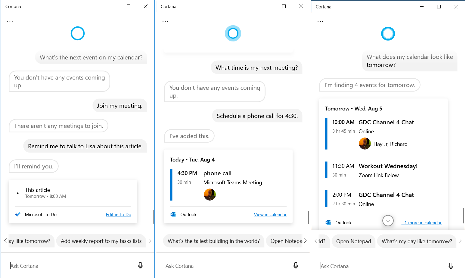 New Cortana Capabilities Aid Productivity in Microsoft 365