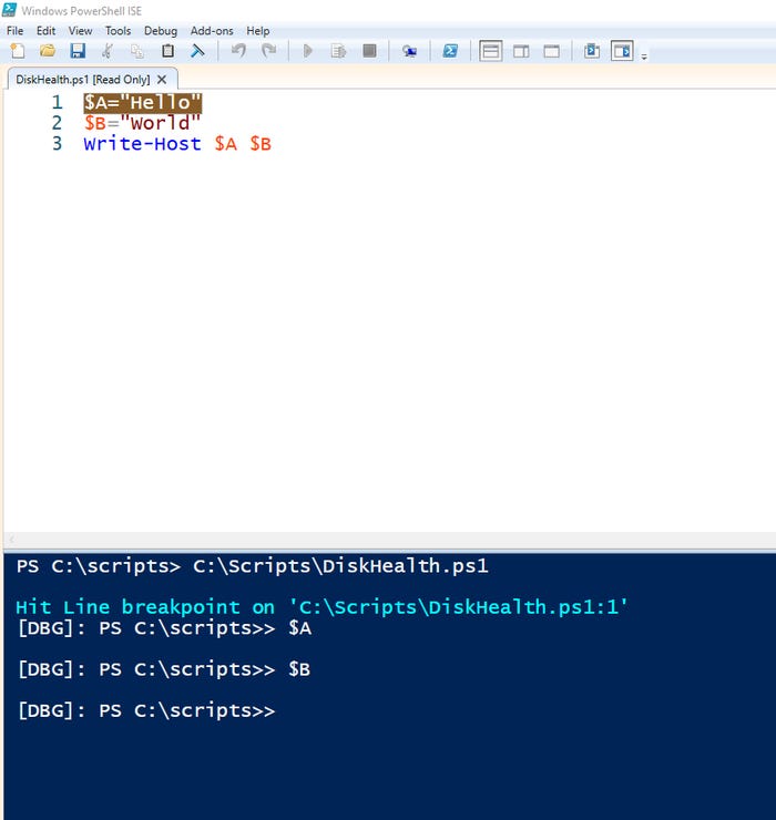 Debugging Scripts in PowerShell: Breakpoints and Stepping Debugging Scripts in PowerShell: Breakpoints and Stepping
