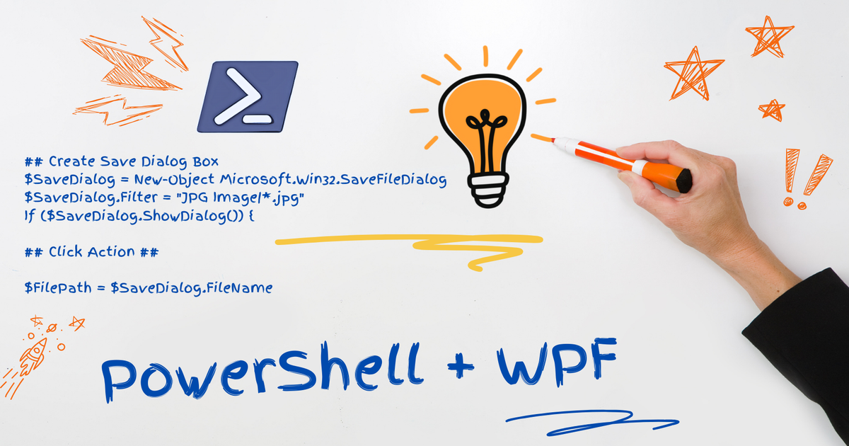 PowerShell GUI Tutorial: Building a Whiteboard App With WPF