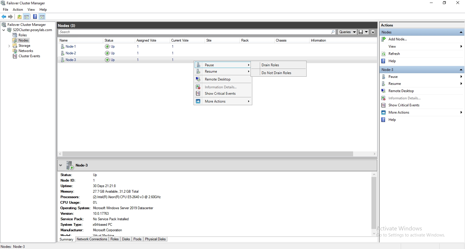 How to Properly Perform Storage Spaces Direct Node Maintenance