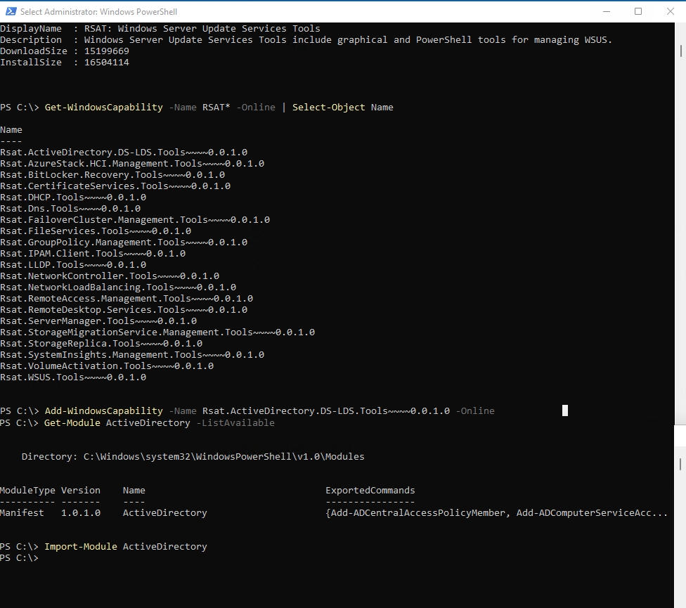 How To Import the PowerShell Active Directory Module