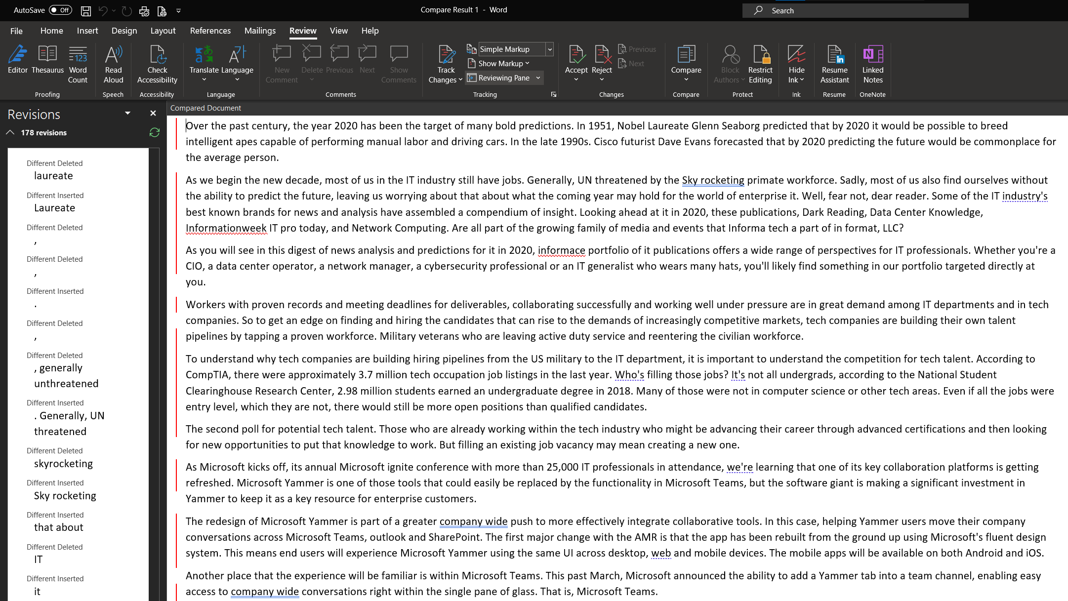 Hands On with Microsoft's New Transcribe in Word Feature