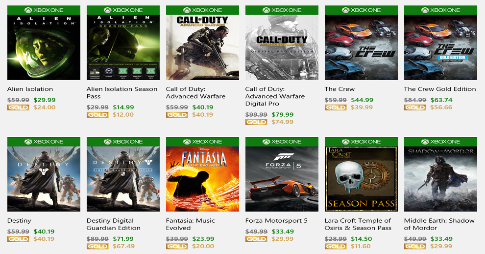 Xbox Ultimate Game Sale allows Xbox One gamers to rack up the savings