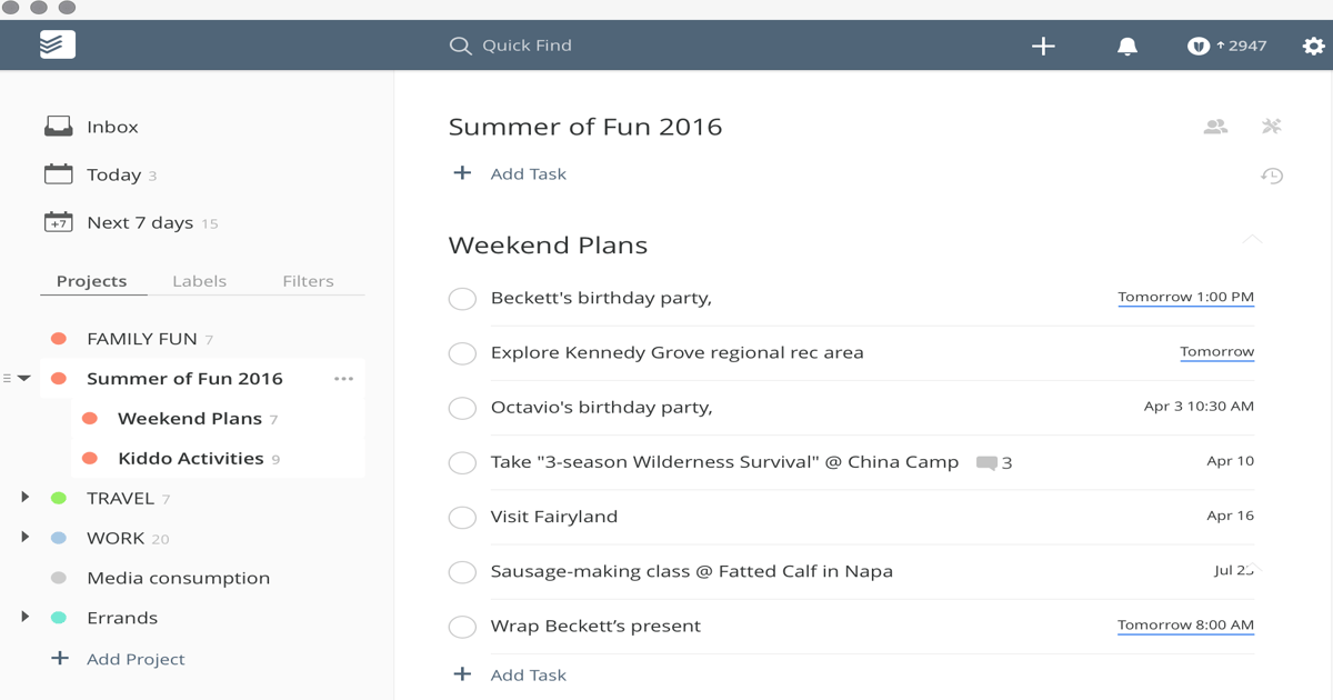 Todoist | It's great for cloud natives but tough to customize well