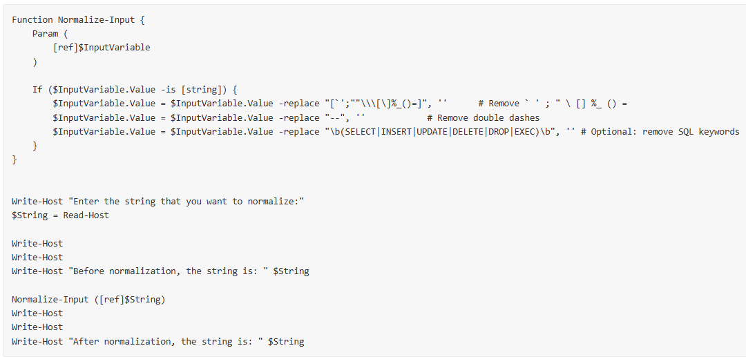 Securing PowerShell: How to Stop Prompt Injection Attacks, Part 5