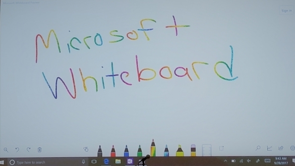 Ignite 2017: Microsoft Whiteboard Progress and Future