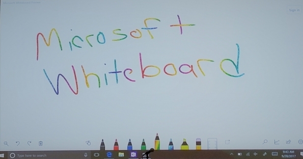 Ignite 2017: Microsoft Whiteboard Progress and Future