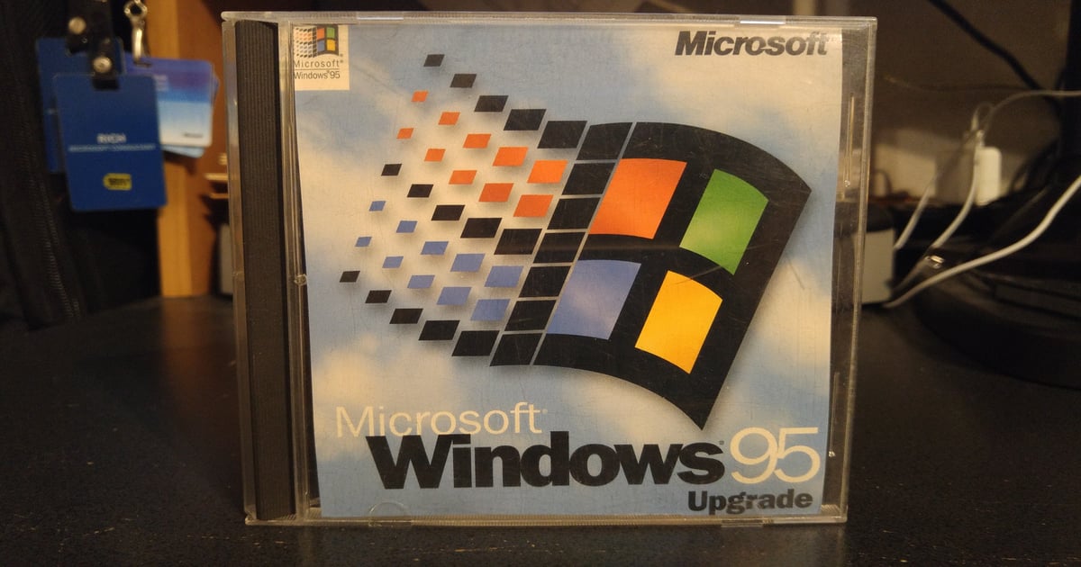 Windows 95 started up 20 years ago today