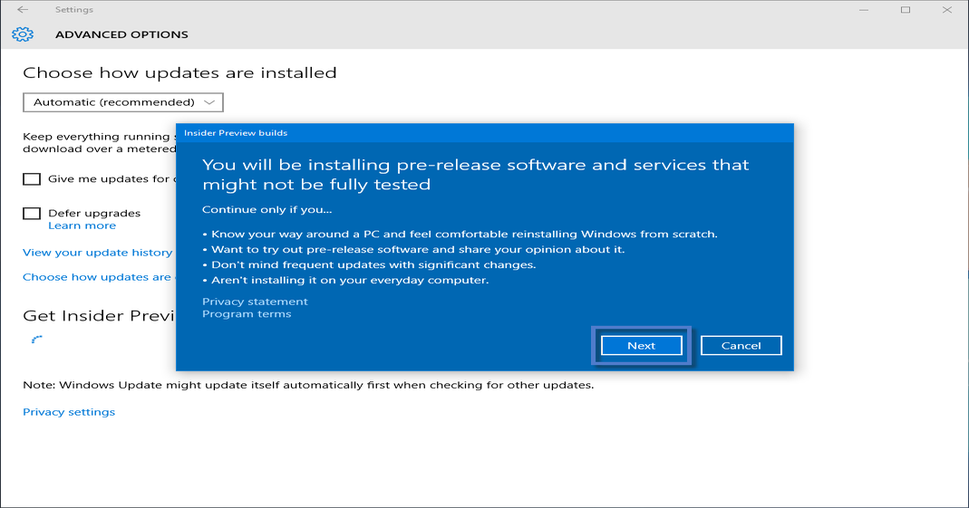 Windows 10 | The Preview Release Ring is the most stable of all testing ...
