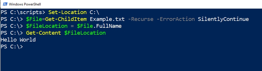 How To Find a File’s Path in PowerShell