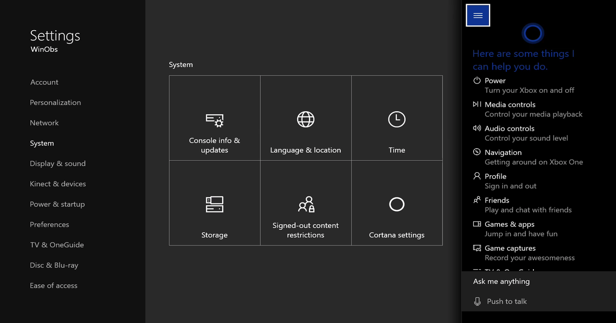 Xbox One | Cortana is now on Xbox One but you can revert back to normal ...