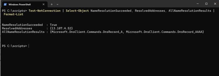 Test-NetConnection Cmdlet: A PowerShell-Based Ping Alternative Test-NetConnection Cmdlet: A PowerShell-Based Ping Alternative