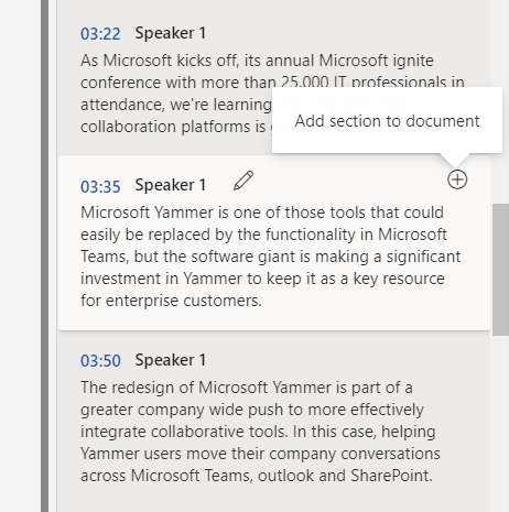 Hands On with Microsoft's New Transcribe in Word Feature