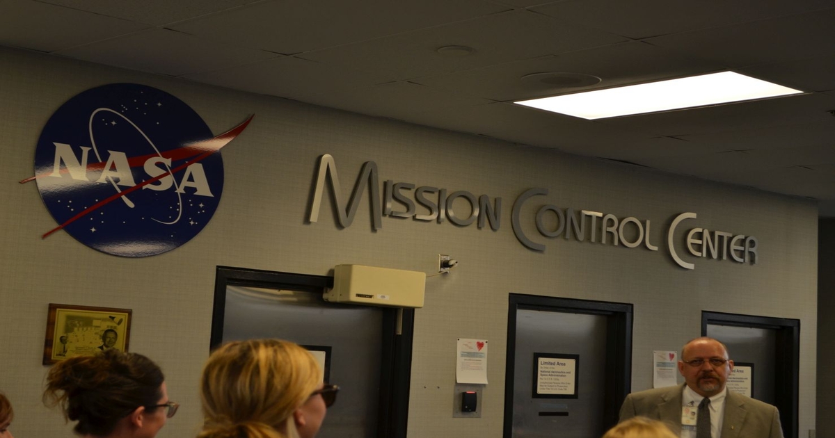 ISS Mission Control and Historic Mission Control at Johnson Space Center