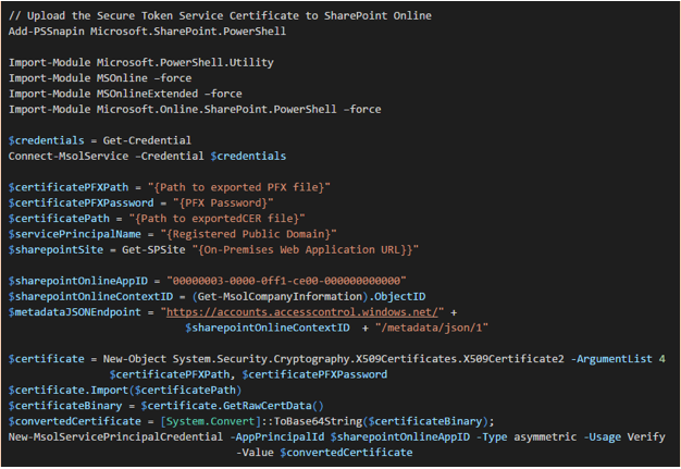 PowerShell for Office 365 and Hybrid