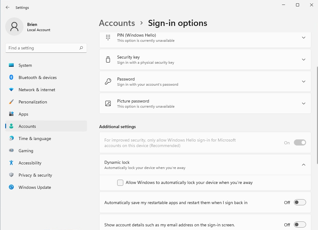 Windows 11 Security: How To Set up Dynamic Lock Feature