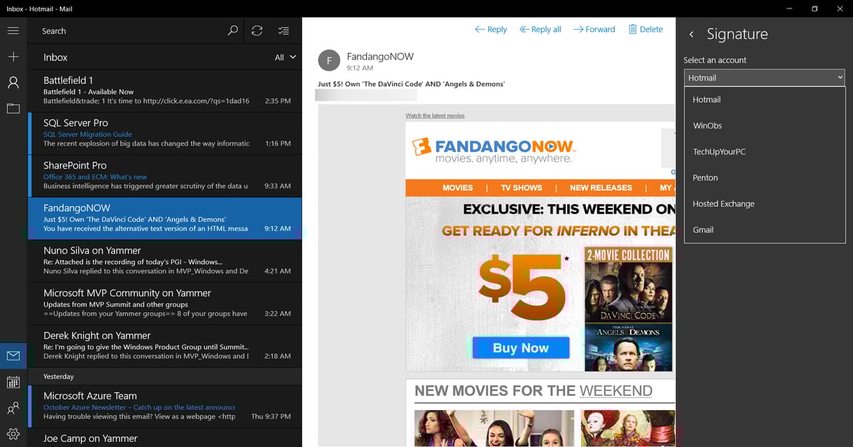 Windows 10 | Here is another quick customization tip for your email ...