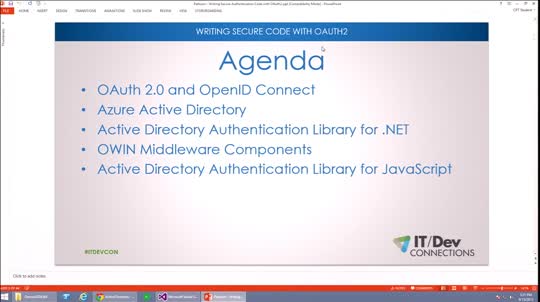 Writing Secure Authentication Code With Oauth2 And The Office 365 Apis