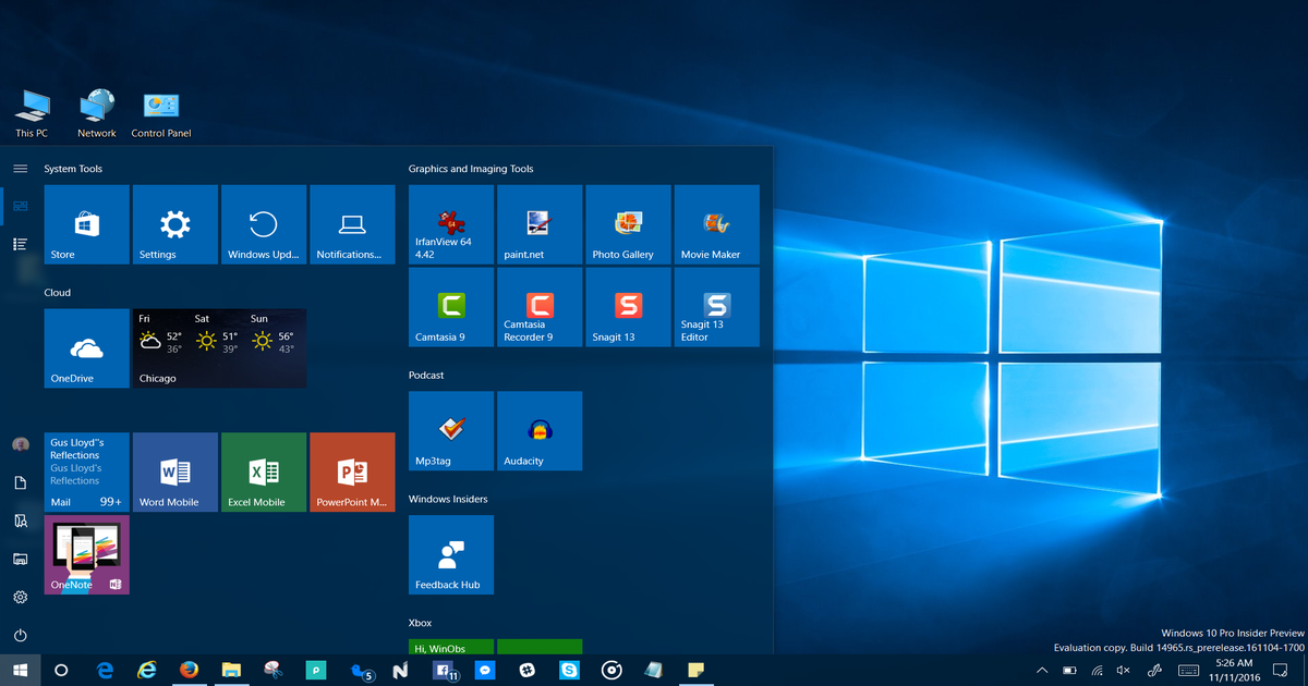 Windows 10 | Taking a closer look at new features and options in the ...