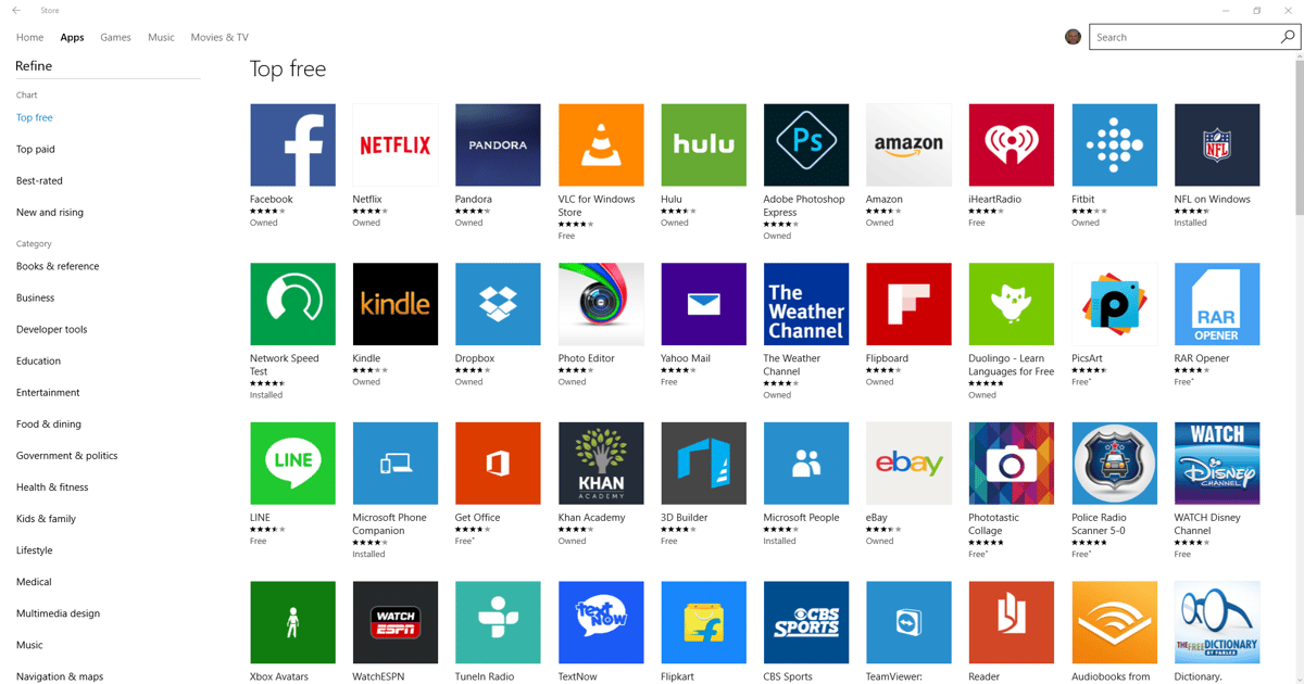 Apps | One page apps can be very useful
