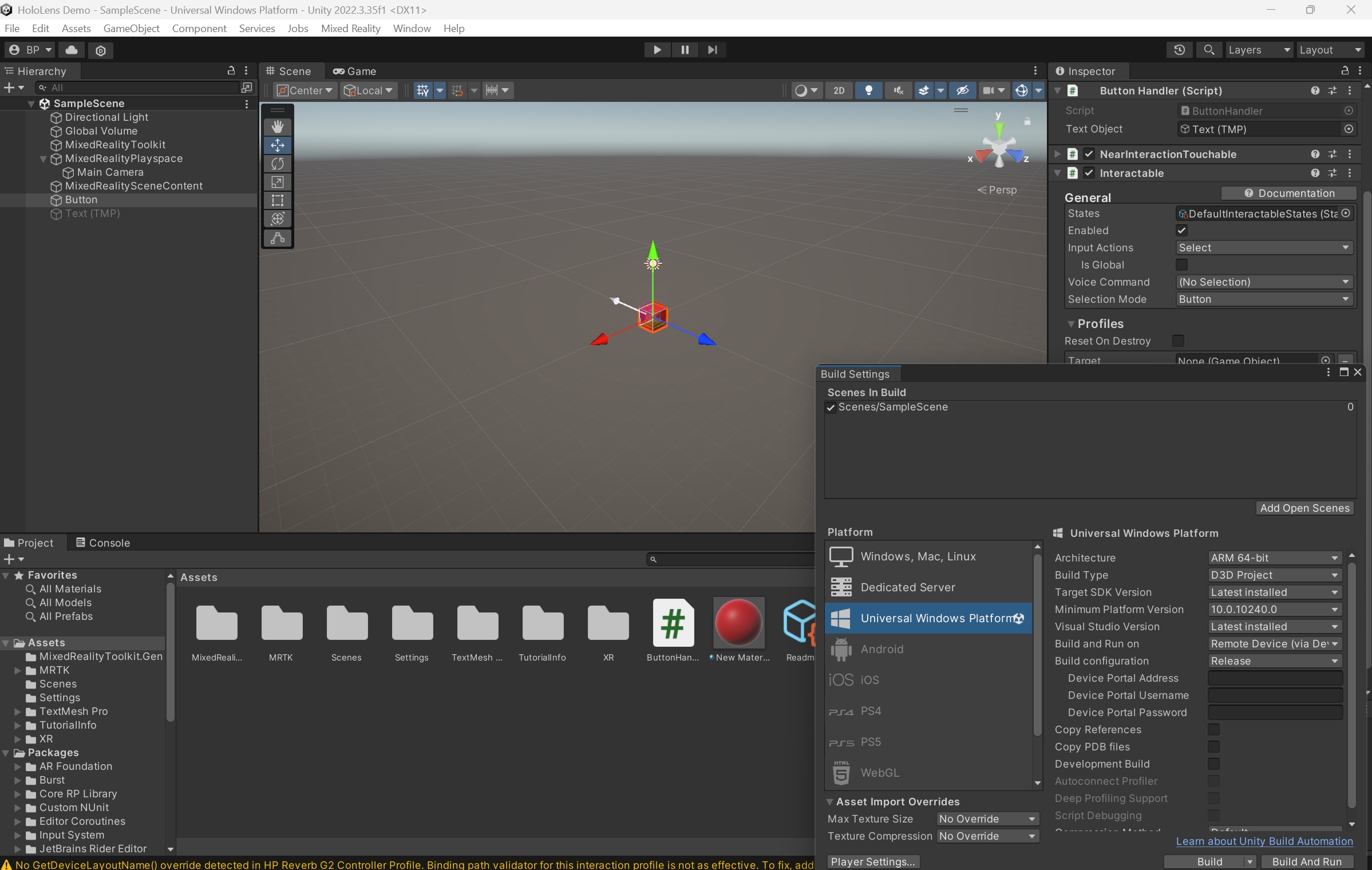 How To Deploy Your App on Microsoft HoloLens 2