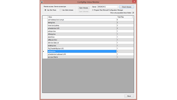 Quick Status Monitoring of ConfigMgr Inboxes