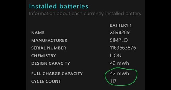 Can a Failing Surface Pro 3 SIMPLO Battery Be Reconditioned Back to Normal?