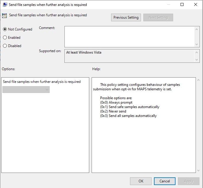 Blocking Malware: How to Configure Block at First Sight