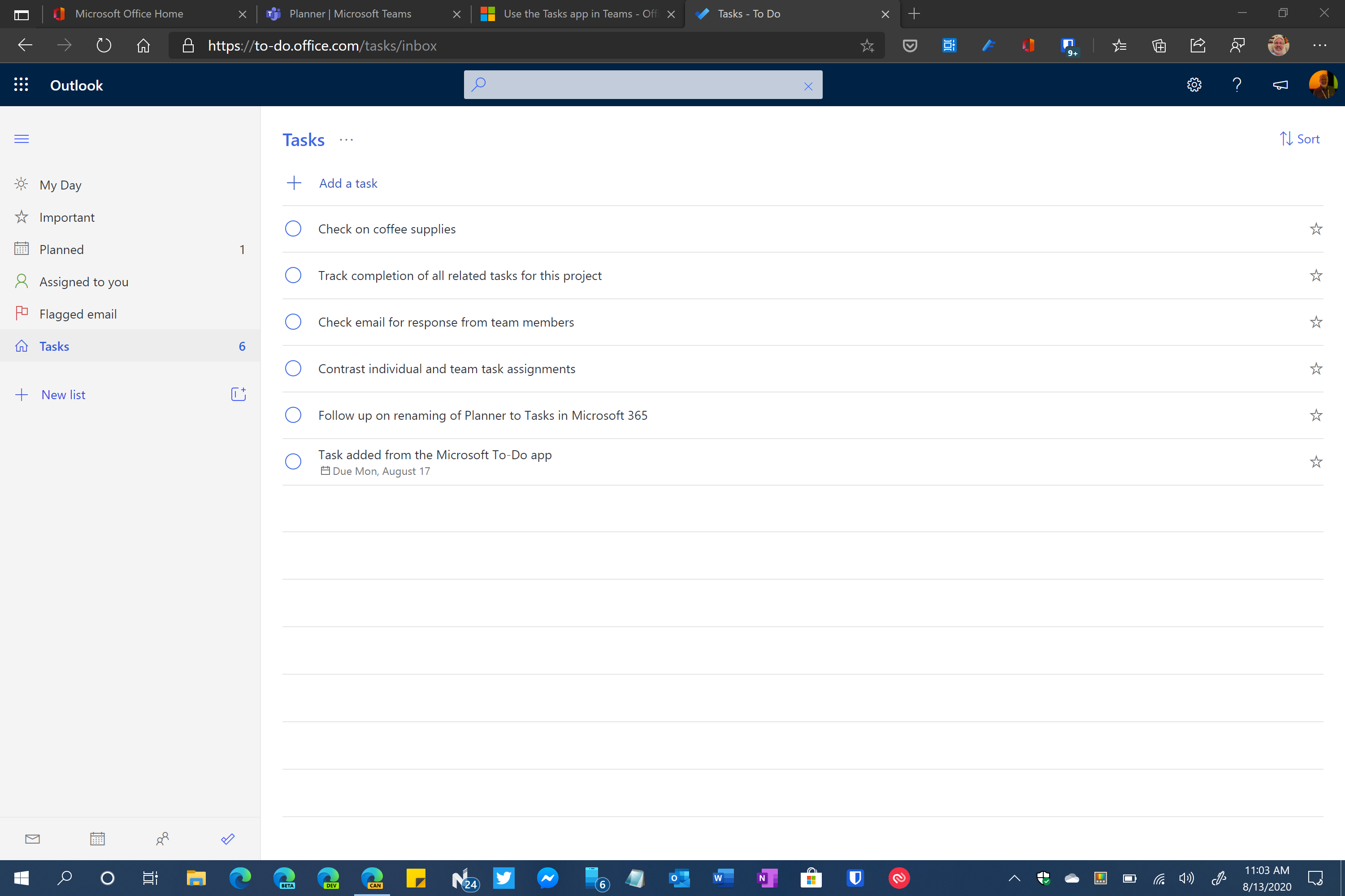 Microsoft Tasks Attempts to Unify To Do Lists Across Apps