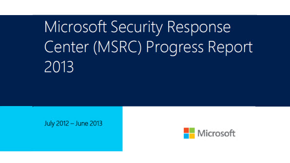 MSRC State-of-the-Union for 2013 is Now Available