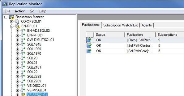 Troubleshooting Transactional Replication