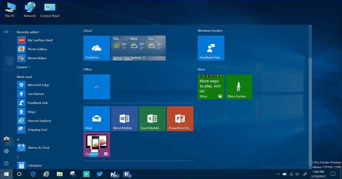 Windows 10 | The first Redstone 2 Creators Update build was released to ...