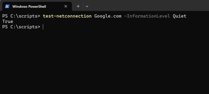 Test-NetConnection Cmdlet: A PowerShell-Based Ping Alternative Test-NetConnection Cmdlet: A PowerShell-Based Ping Alternative