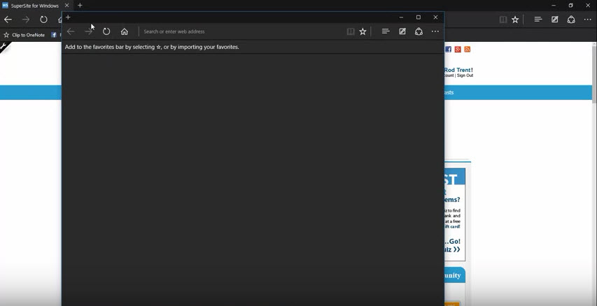 How To: Make Microsoft Edge Lock-up with Multiple Monitor Setups