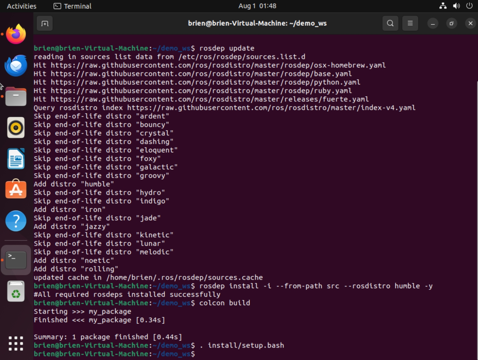 How To Build Your First ROS Application