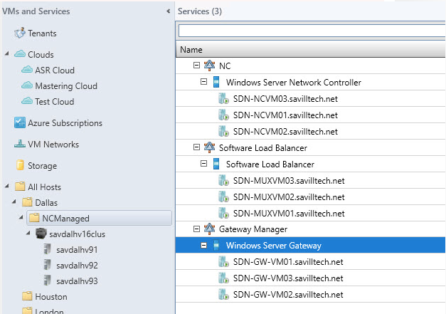 Deploy SDNv2 with SCVMM 2016