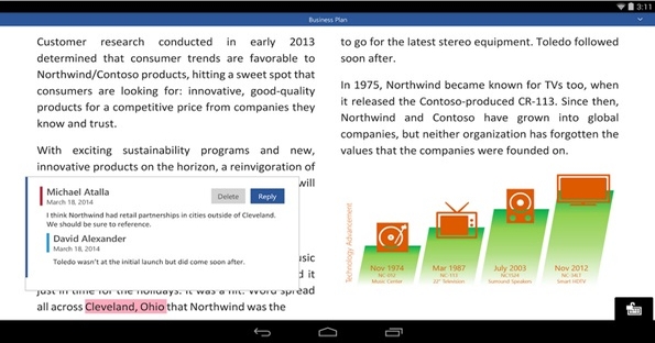 Microsoft Expands Availability of Office Preview for Android Tablets
