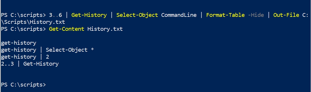 How to Export PowerShell Command History To Make a Script