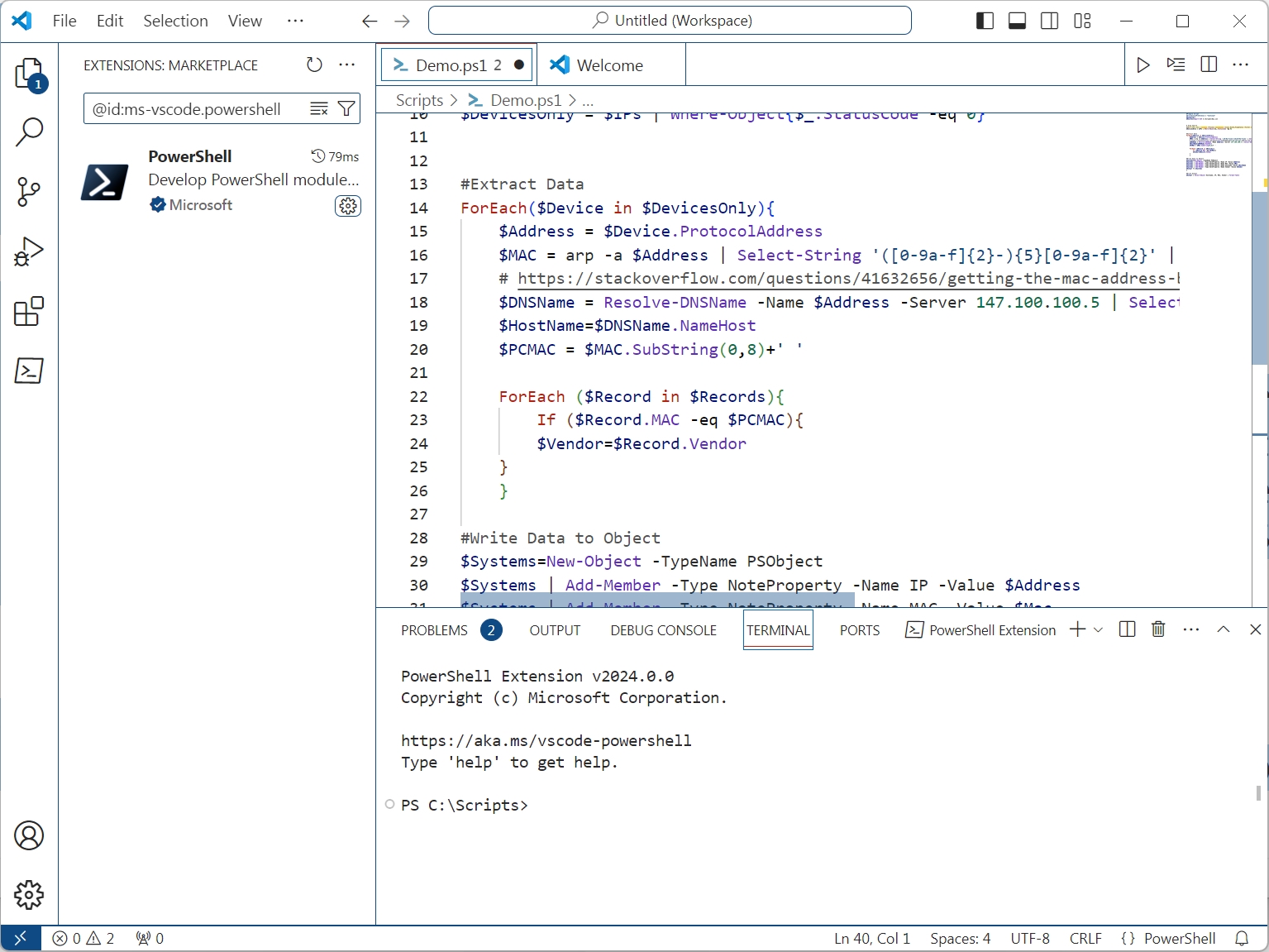 Visual Studio Code as a PowerShell ISE Alternative