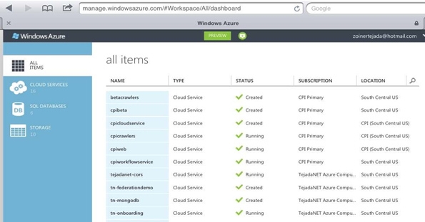 The New Windows Azure Management Portal: A Quick Guide