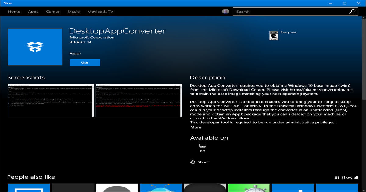 Microsoft Updates Desktop App Converter Base Images and Documentation