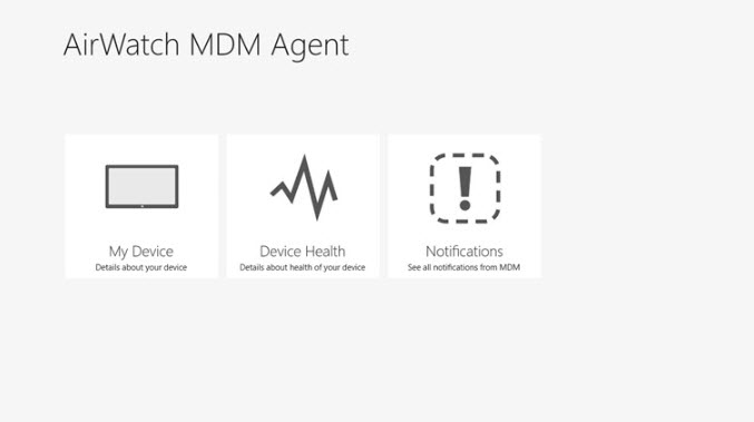 AirWatch Releases a MDM Client for Windows 8 and Windows RT