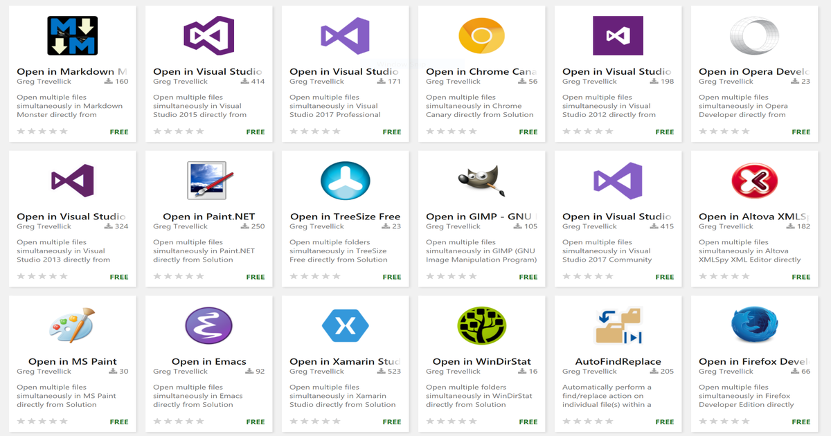Resource: Open In Extensions for Visual Studio